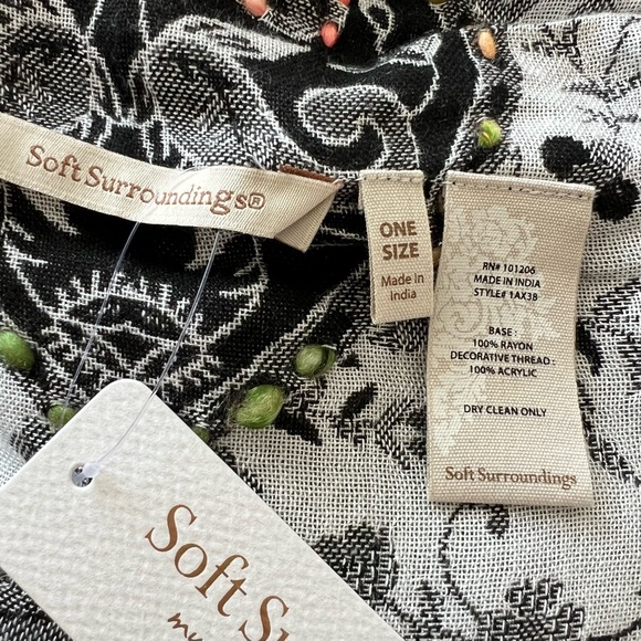 Soft Surroundings | Sweaters | Soft Surroundings Embroidered Open Front ...